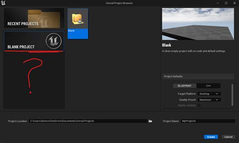 Where Are The Default Ue Projects Runrealengine