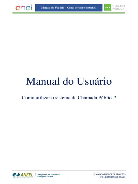 Manual Do Usuário Como Utilizar O Sistema De Gestão Da Cpp Pdf