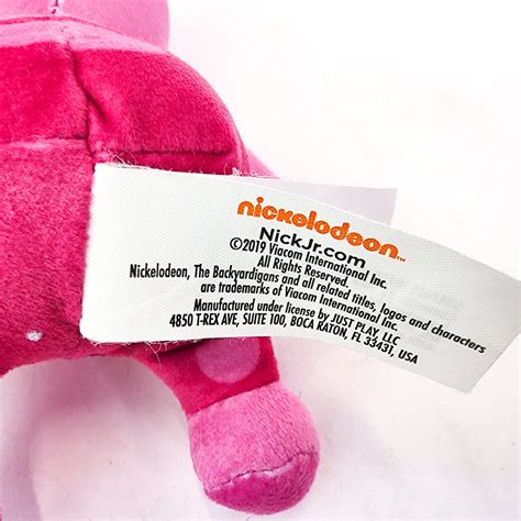 Nickelodeon Backyardigans Plush Uniqua Pink Spotted Smiling 8 Nick Jr