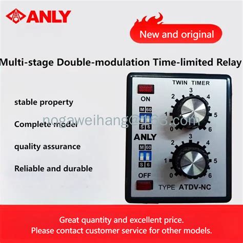 Taiwan Anly Atdv Na Nb Nc Nd Ne Multi Stage Double Modulation Time Limited Relay Shopee Malaysia