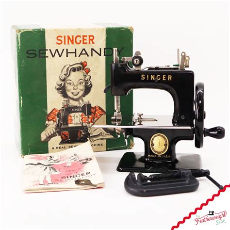 Singer Sewhandy Model 20 10 Black Made In Usa Decal October 20