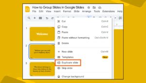 How To Group Slides In Google Slides For Easy Organization