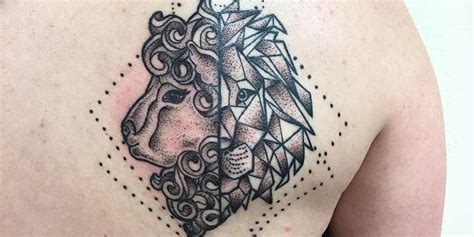 ۴۰ طرح و مدل زیبا و جذاب تاتو گرگ و شیر مردانه و زنانه رز سرخ