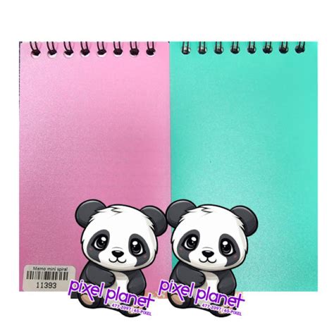 Mini Notepad Spiral Pixel Planet