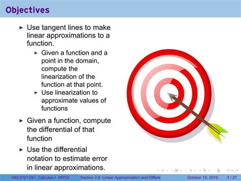 Lesson 12 Linear Approximation And Differentials Section 41 Slides