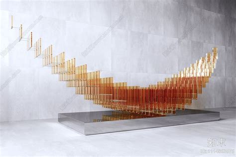 现代艺术雕塑3D模型下载ID 1114863076 知末3d模型网 in 2023 Exhibition design