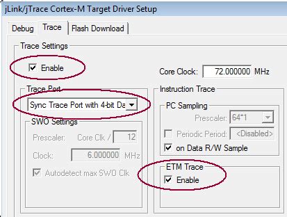 J Link J Trace User S Guide Enable Pin Trace ETM
