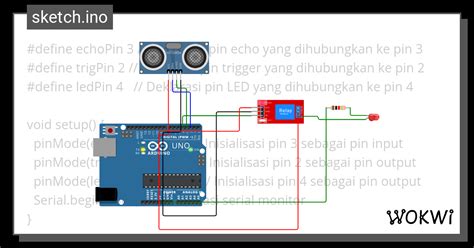 Ultrasonik Copy Wokwi Esp32 Stm32 Arduino Simulator