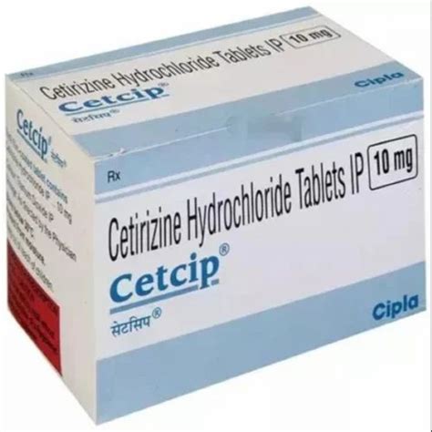 Cetcip 10 Mg Tablet At ₹ 12 Stripe Cetirizine Tablet In Nagpur Id 2851760249148