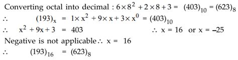Conversion Of Numbers From One Radix To Another Radix Number Systems