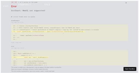 Realtime JavaScript Chart Performance Demo Codesandbox