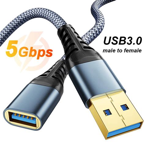 Удлинительный кабель Usb 3 0 нейлоновый плетеный Usb удлинитель длинный шнур «папа мама