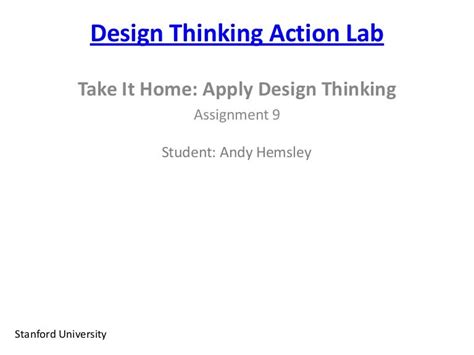 Design Thinking Lab Final Assignment