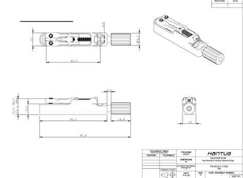 NEW GEN HEADLESS BRIDGES HANTUG GUITARS