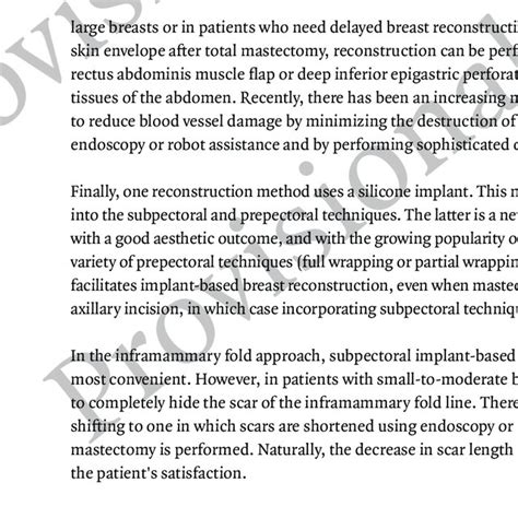 Robot Assisted Breast Reconstruction Using An Implant After Download Scientific Diagram
