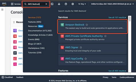 access aws bedrock console digital auto playground documentation