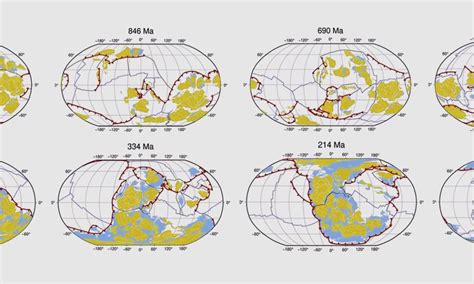 Incredible Map Of Pangea With Modern Day Borders