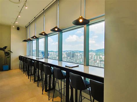 삼면 통유리 고층뷰 브런치카페 인테리어 상업공간 시공사례 하다 전국 인테리어 비교견적