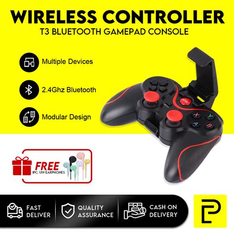 Wireless Bluetooth Gamepad Controller With Phone Holder For Smartphone Controller Shopee