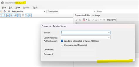 Connect Cancel Buttons Not Fully Visible Issue TabularEditor TabularEditor GitHub