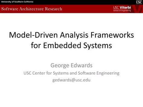 Ppt Model Driven Analysis Frameworks For Embedded Systems Powerpoint Presentation Id