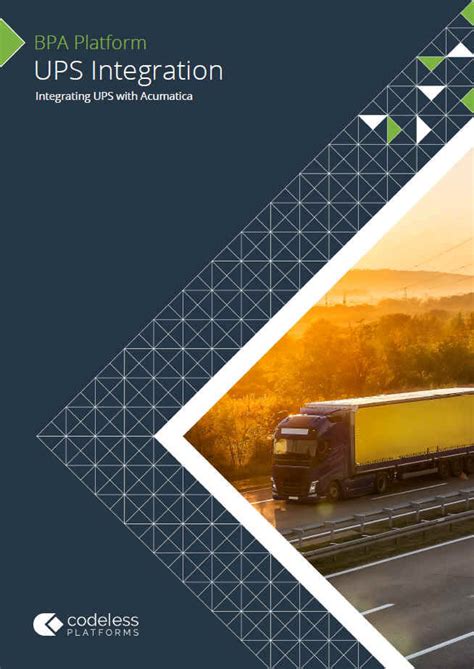 Ups Acumatica Integration Solution Bpa Platform