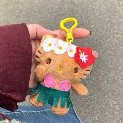 Hawaii Hello Kitty Keychain Etsy
