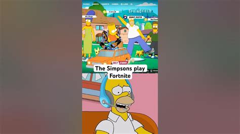 Thesimpsons Play Fortnite Simpsons Homersimpson Bartsimpson