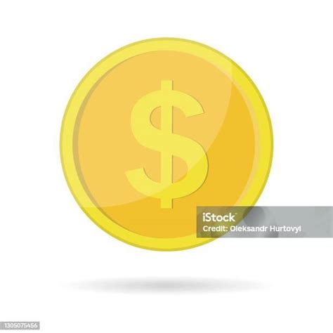 황금 달러 동전 아이콘 모바일 웹 응용 프로그램 버튼 픽토그램 인포그파피크 요소 로고용 템플릿 디자인 비즈니스 및 돈 개념 1