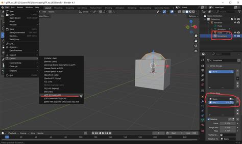 120064 The Gltf Export Of Shape Keys From Blender To Unreal Engine