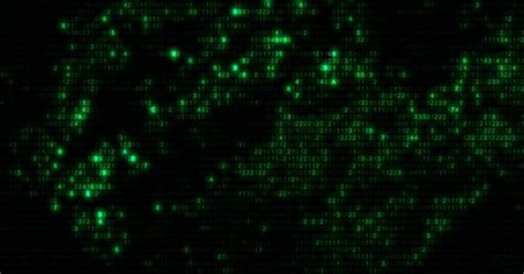 Abstract Green Computer Hex Code Machine Learning Algorithm Hud Design