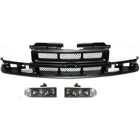 Geelife Grille Assembly Kit For Chevrolet Blazer S10 Grille Assembly