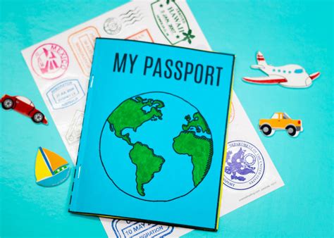Diy Mini Passport Book Free Printable Make And Takes