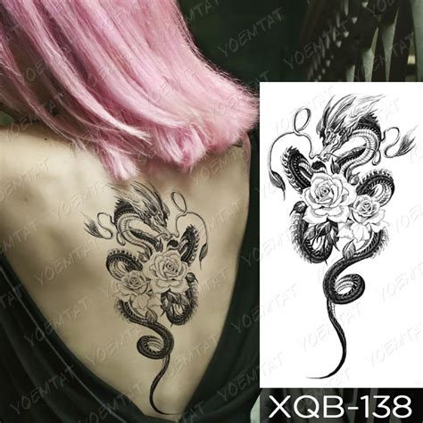 Simple Dragon Tattoo Girl