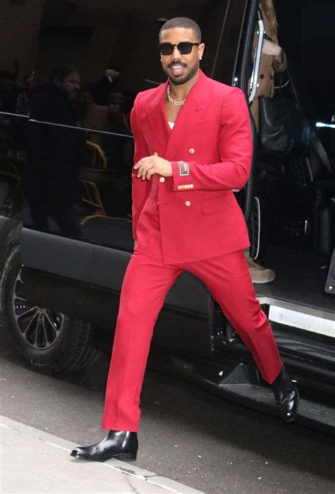 Creed Iii Star Michael B Jordan In Gucci At Good Morning America Tom
