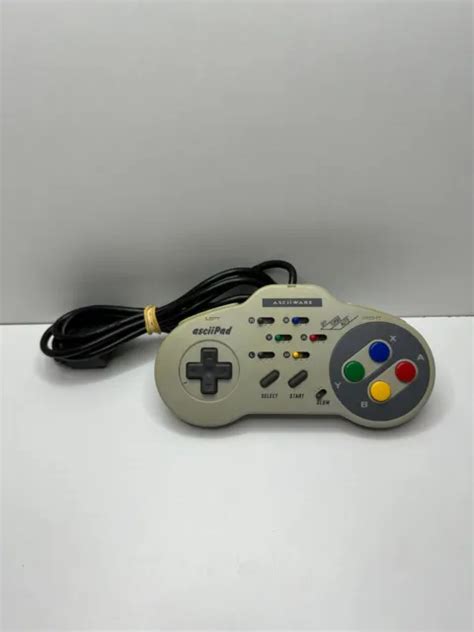 Ascii Pad Controller Gamepad Super Nintendo Snes 1992 Sammlerzustand