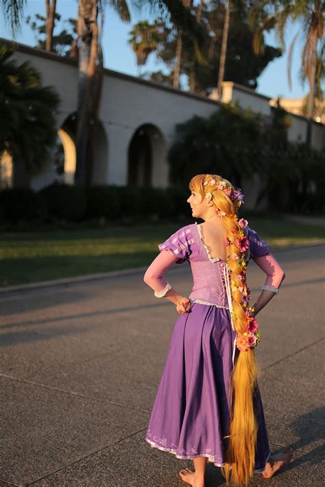 Gruaig Donn Cosplay Rapunzel