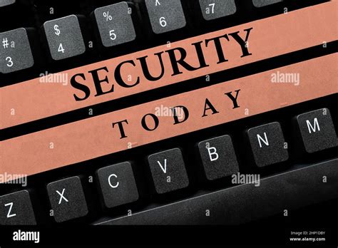 Conceptual Caption Security Business Idea Measures Taken To Be Safe Quality Or State Of Being