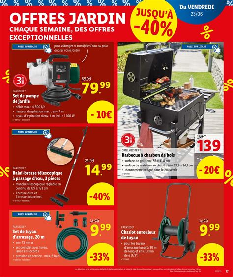 Lidl Folder Promotionnel Valable à partir du 21 06 au 27 06 Page n 17 folders be com