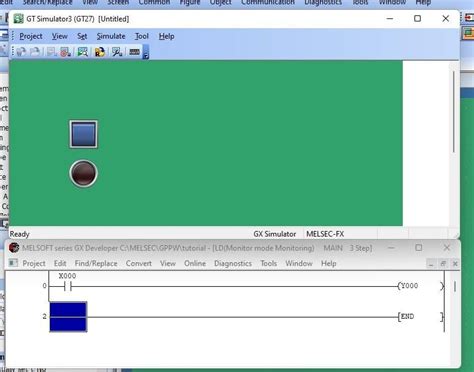 Mitsubishi Hmi Programming Tutorial Controlling Onoff Bits