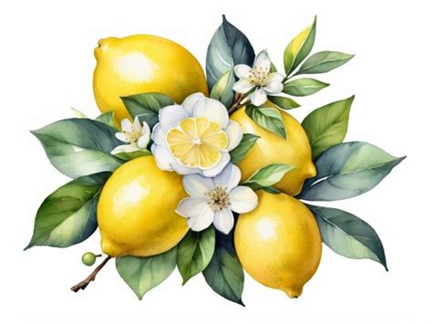 Premium Photo Lemon Background