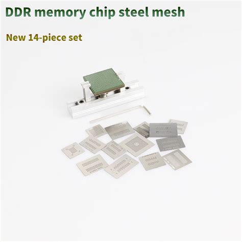 14pcs 로트 풀 세트 Bga Reballing 스텐실 Ddr Ddr2 Ddr2 2 Ddr2 3 Ddr3 2 Ddr3 3