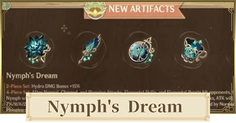 Genshin Impact Nymphs Dream Set Best Characters And Artifact Guide