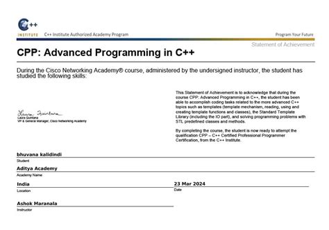 Bhuvana Kalidindi On Linkedin C Ciscoacademy Selftaught Continuouslearning Programming