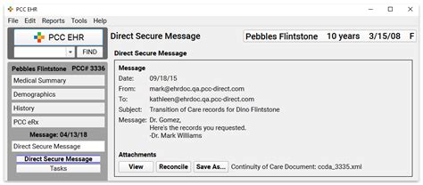 Send And Receive Direct Secure Messages Pcc Learn