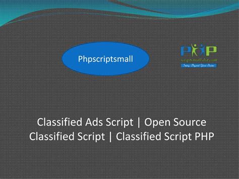 Ppt Classified Ads Script Open Source Classified Script Classified Script Php Powerpoint