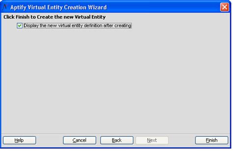 Setting Up A Virtual Entity Using The Wizard Aptify Support