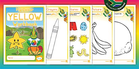 Preschool Numeracy My Colour Yellow Workbook
