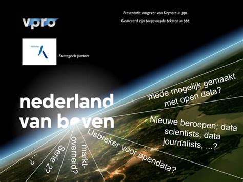 Nederland Van Boven Kadaster Open Data Ppt