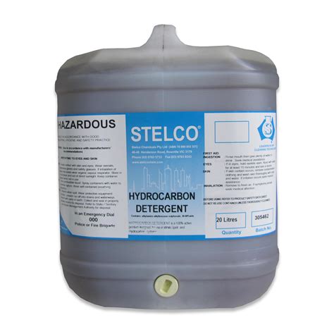 Detergents For Hydrocarbon Solvents Dry Cleaning Stelco Chemicals